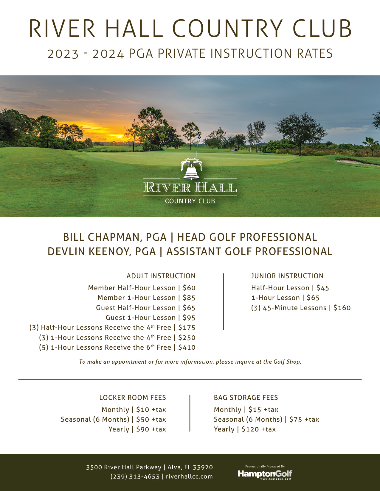 Get Professional Golf Lessons in Fort Myers at River Hall Country Club